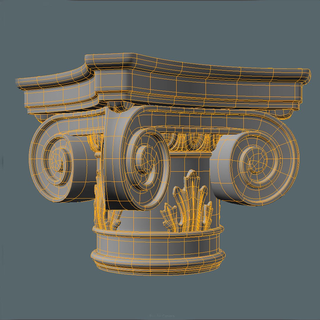 3d Max Classical Decoration Ornamental