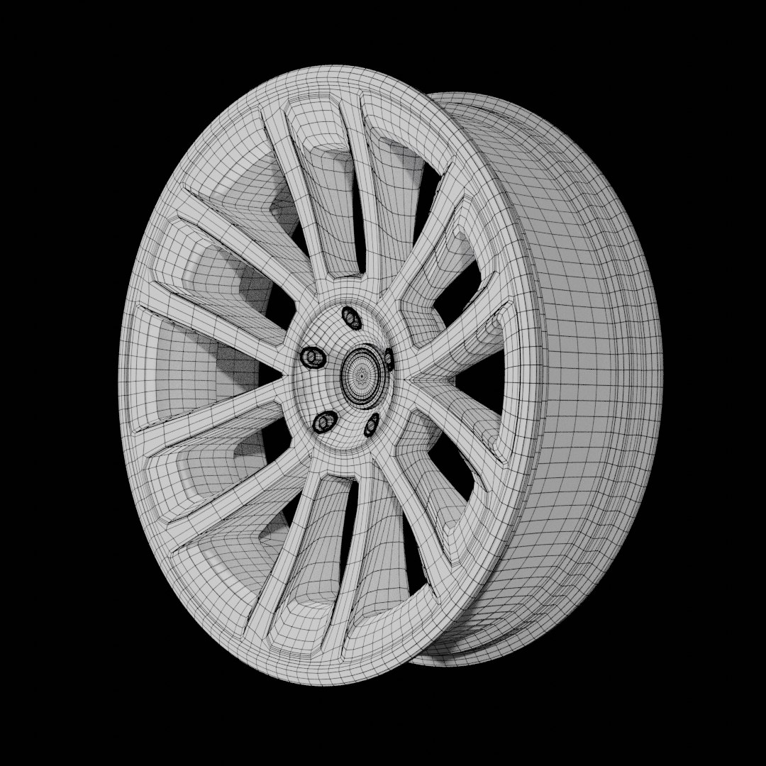 3D Car Wheel - TurboSquid 1328186