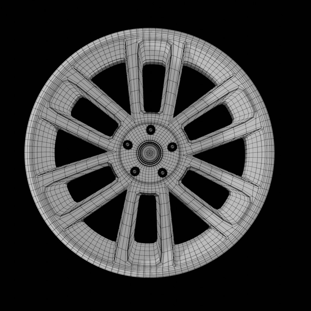 3D Car Wheel - TurboSquid 1328186
