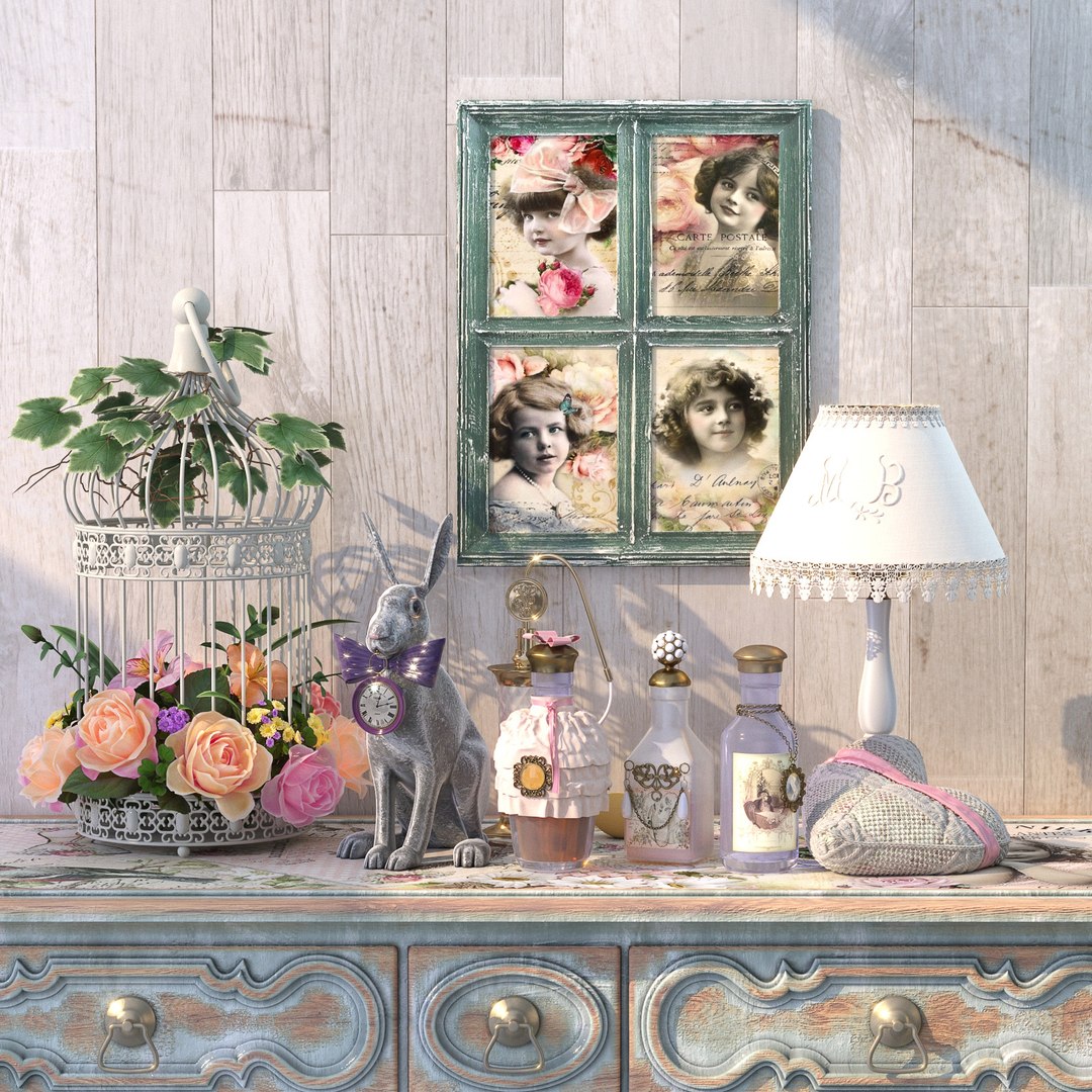 Decorative Set Provence Model - TurboSquid 1337066