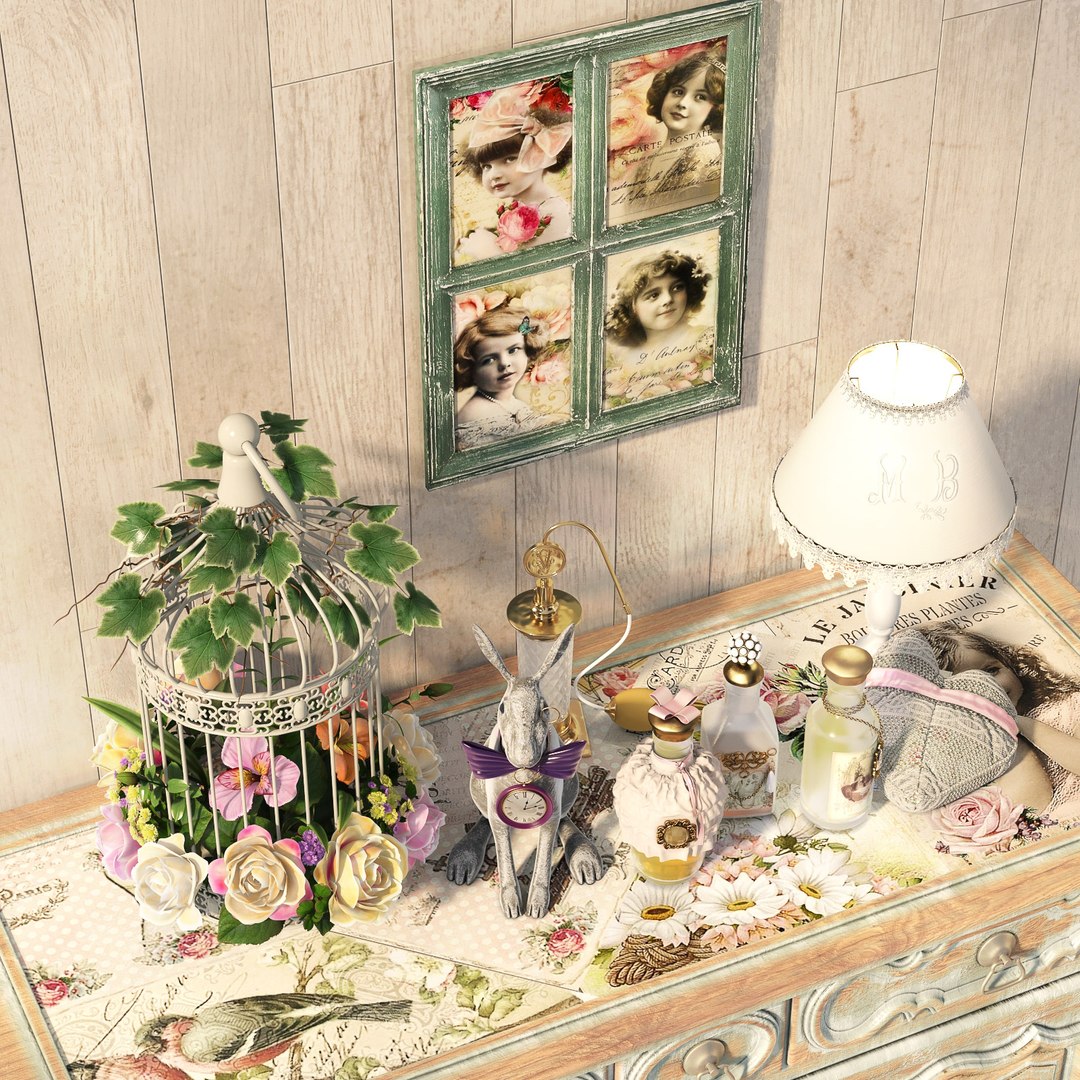 Decorative Set Provence Model - TurboSquid 1337066