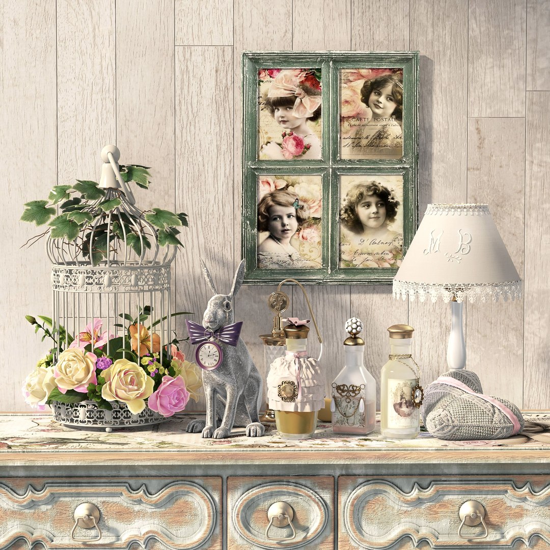Decorative Set Provence Model - TurboSquid 1337066
