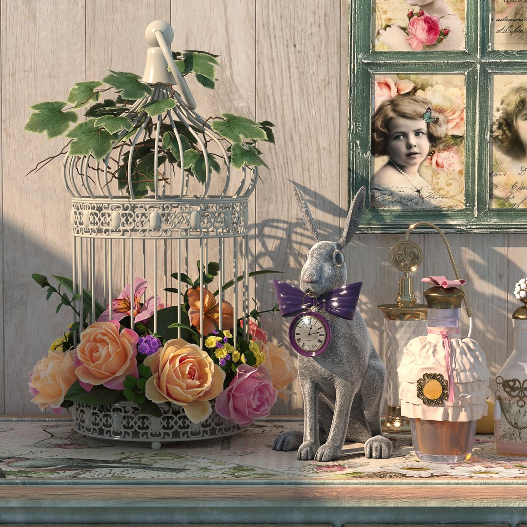 Decorative Set Provence Model - TurboSquid 1337066