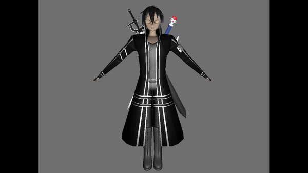 modelo 3d Modelos de kirito gratis - TurboSquid 1164233
