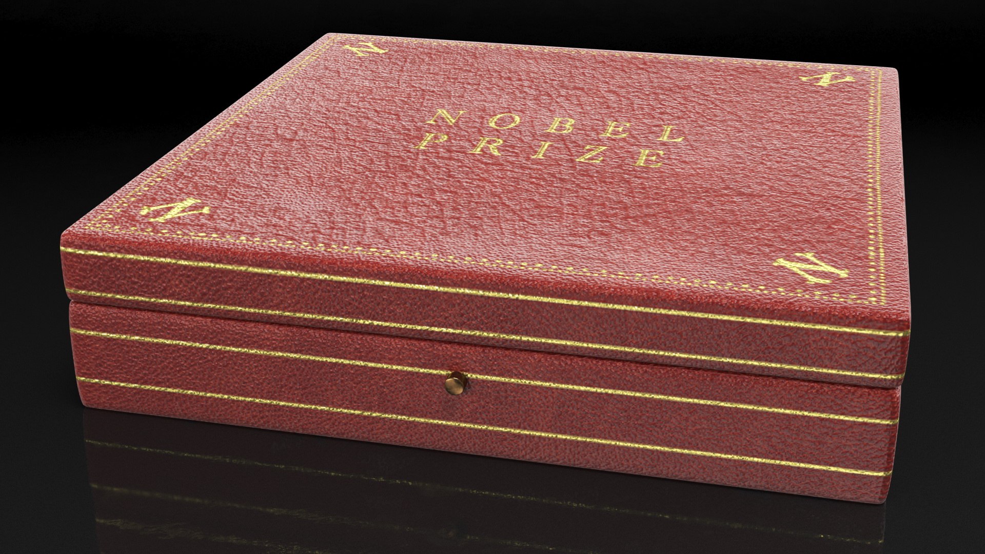 Nobel Prize Box Closed 3D Model - TurboSquid 1851702
