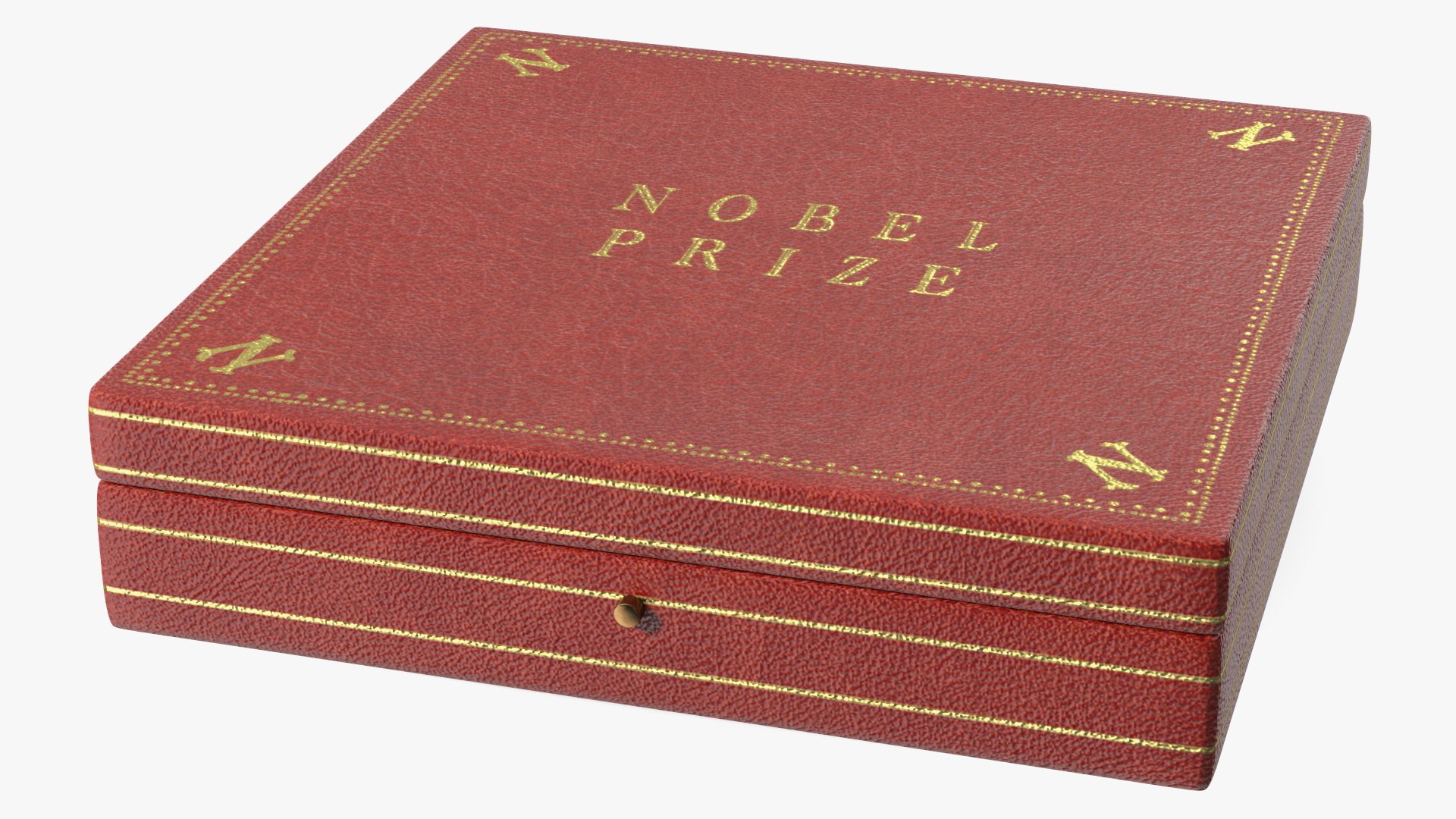Nobel Prize Box Closed 3D Model - TurboSquid 1851702
