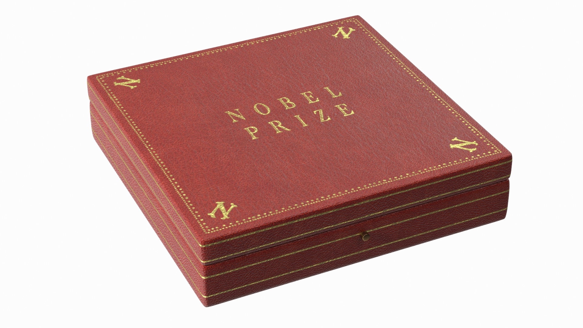 Nobel Prize Box Closed 3D Model - TurboSquid 1851702