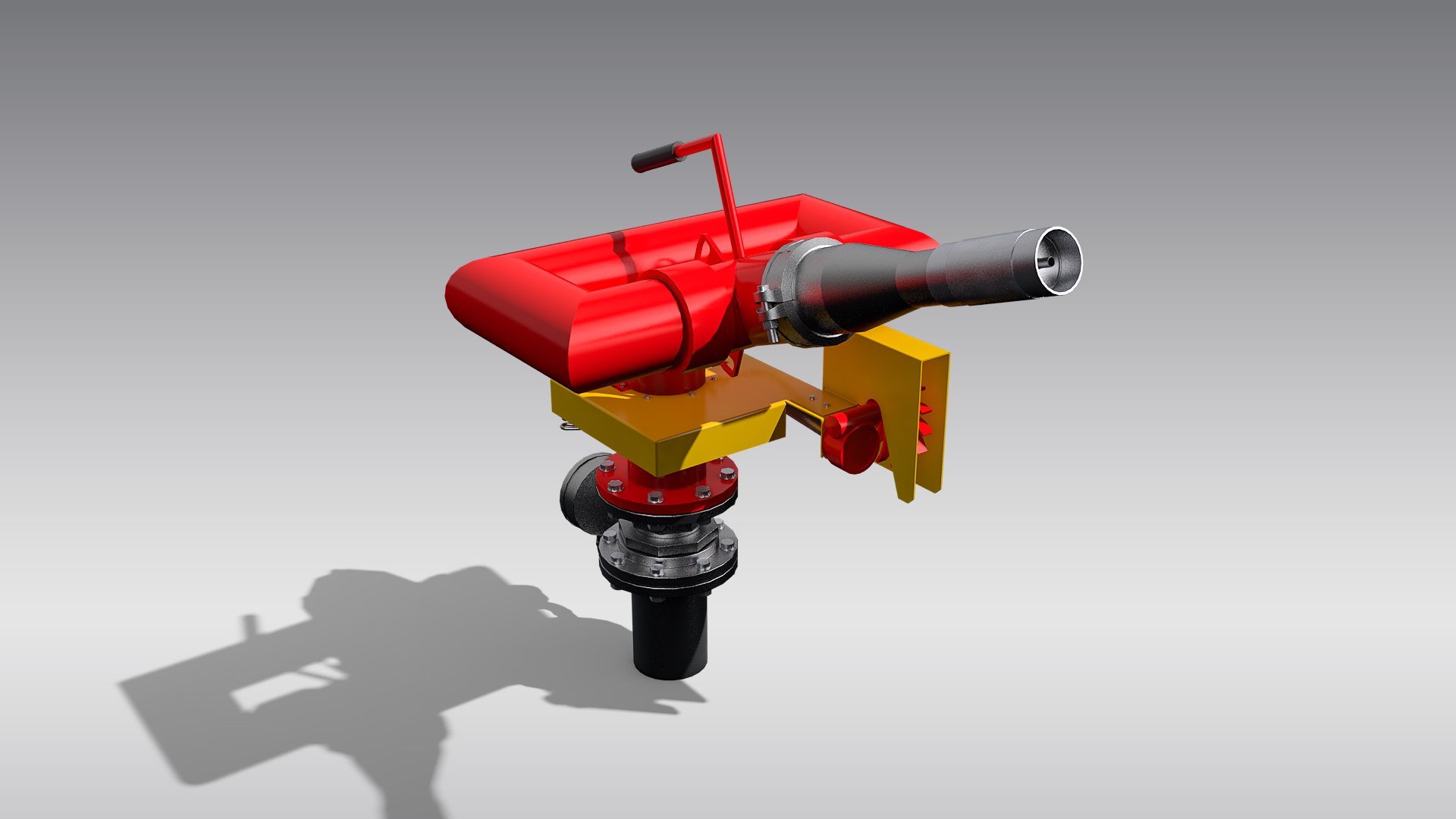 3D Innovfoam Oscillating Monitor Model - TurboSquid 1600721