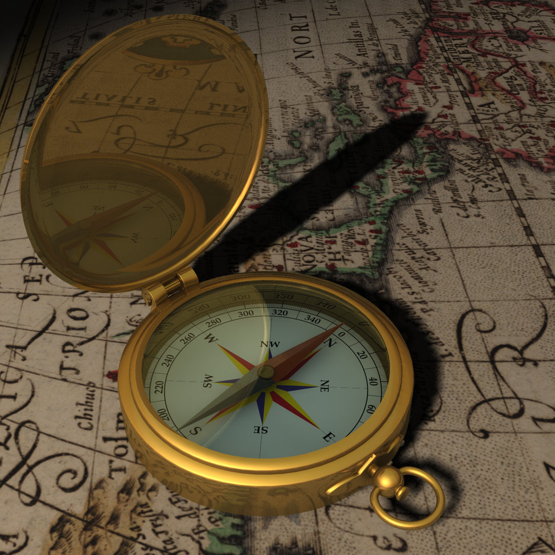 vintage compass 3ds