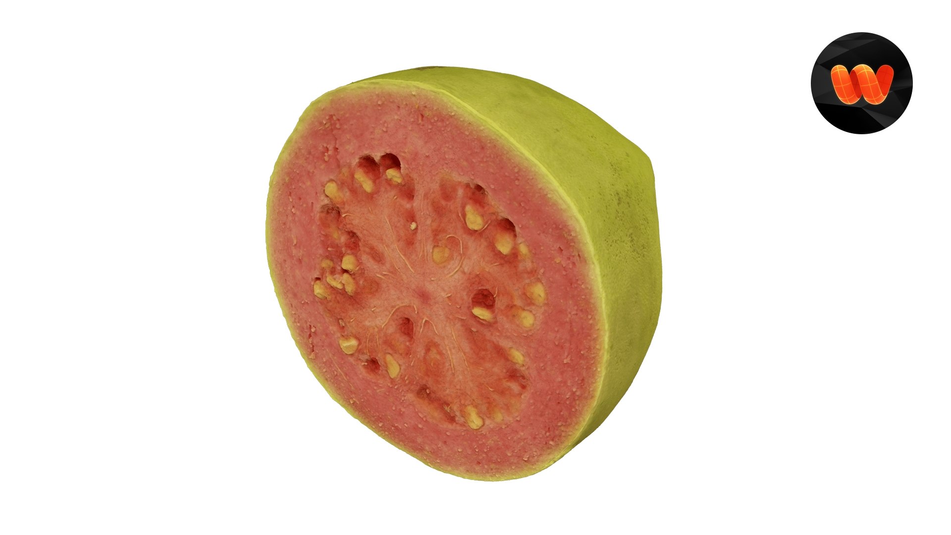 3D Model Half A Guava - Extreme Definition 3D Scanned - TurboSquid 1733907