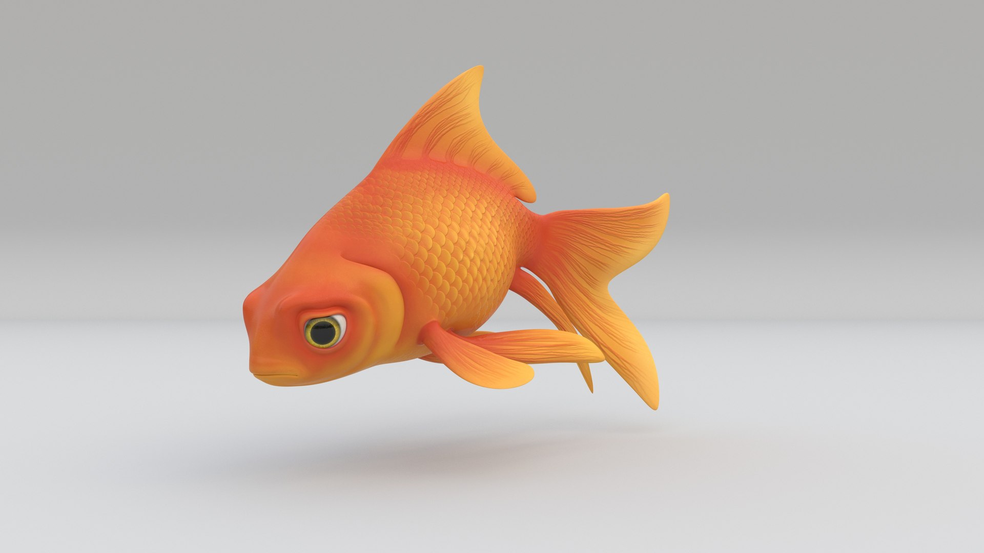 Gold Fish ANIMATED 3D Model - TurboSquid 1963500
