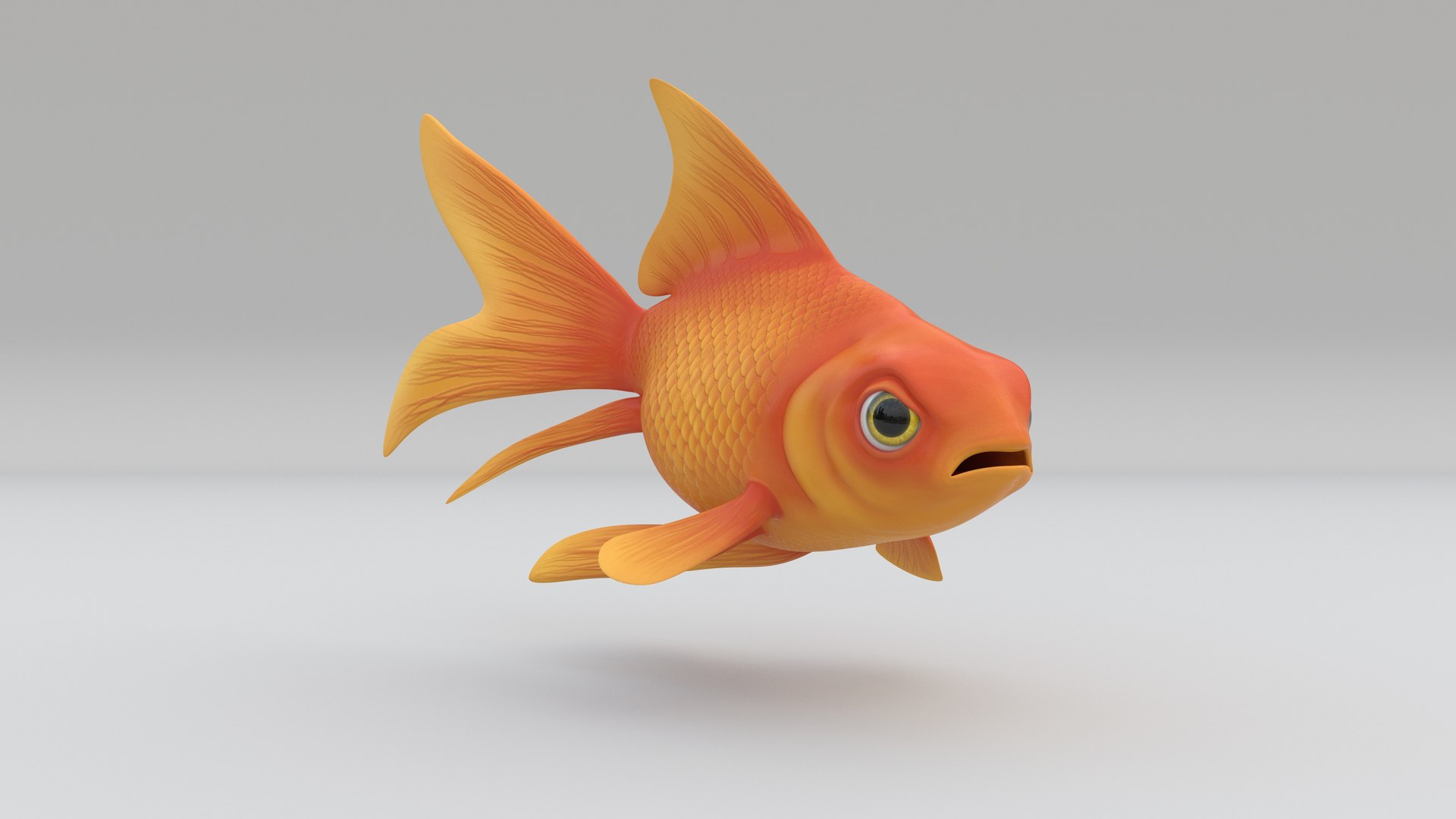 Gold Fish ANIMATED 3D Model - TurboSquid 1963500