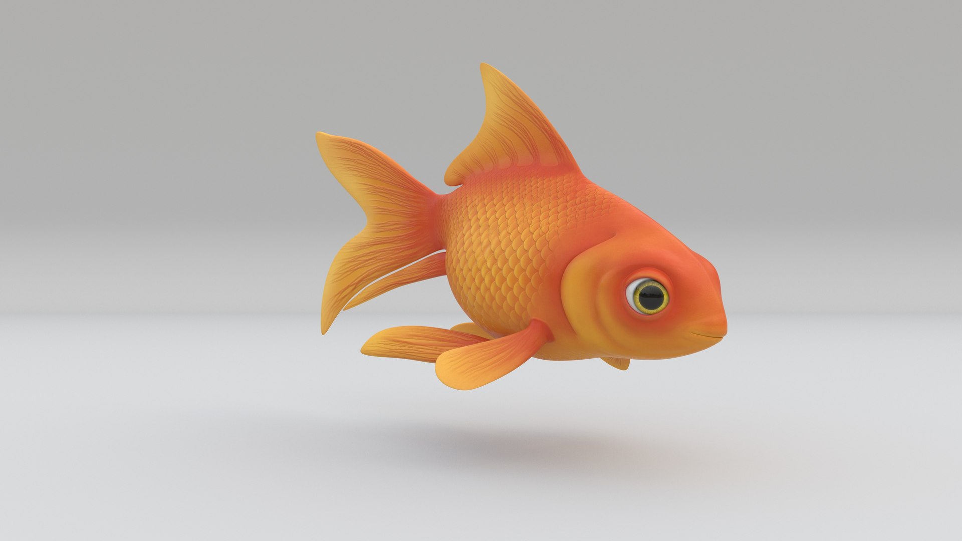 Gold Fish ANIMATED 3D Model - TurboSquid 1963500