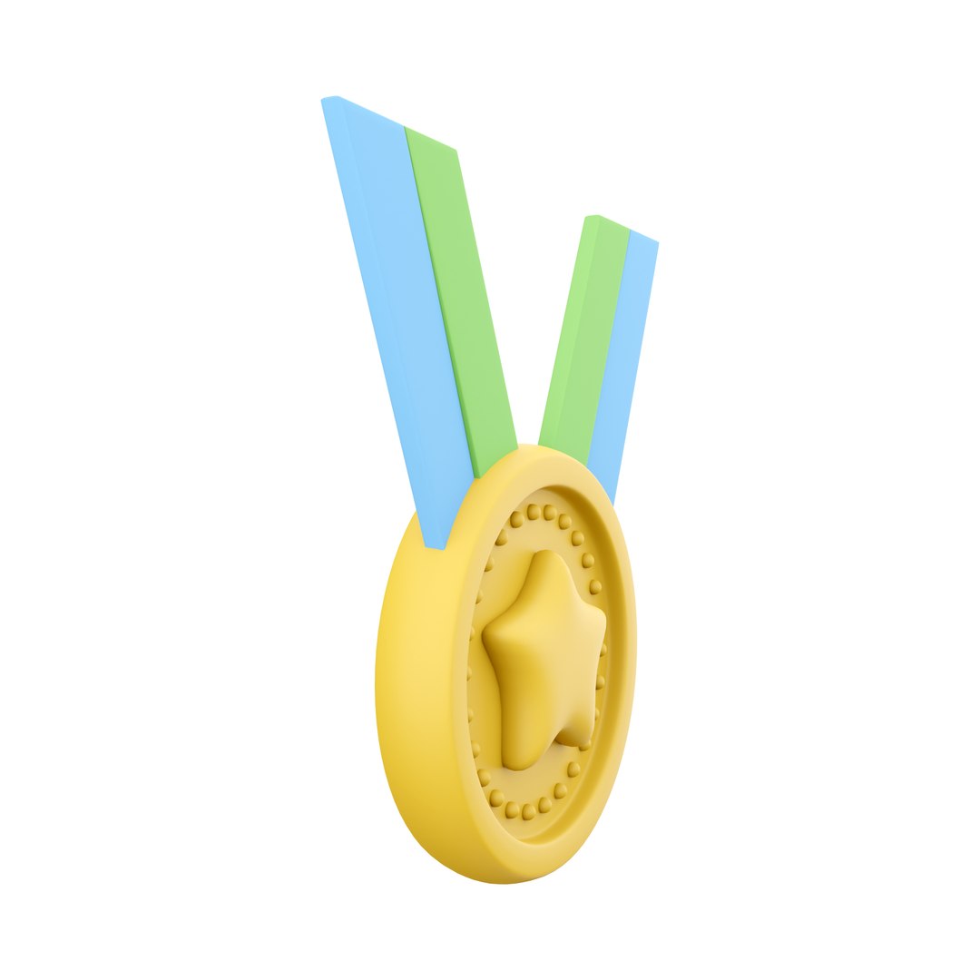3d Medal Model - TurboSquid 2013901