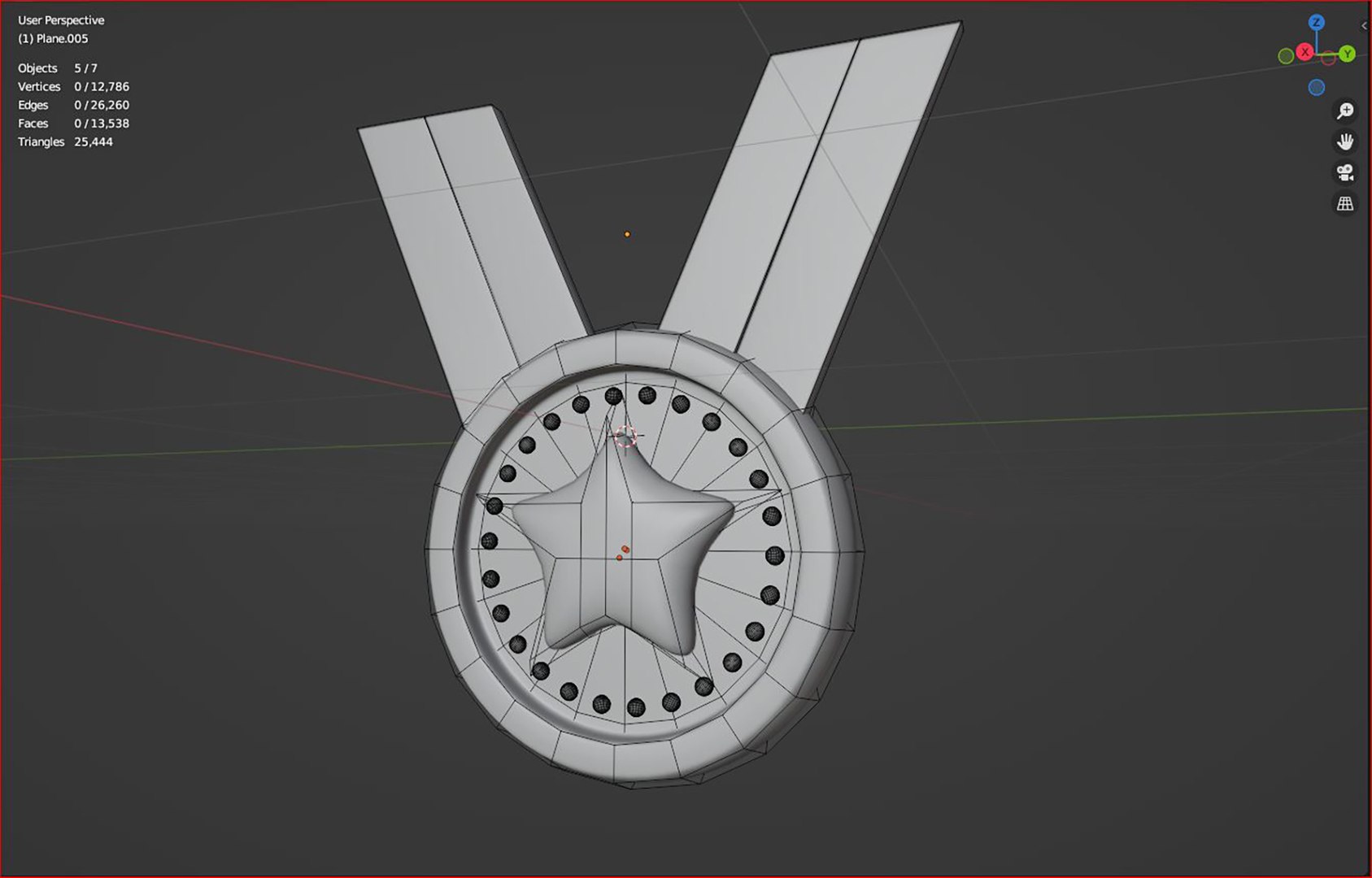 3d Medal Model - TurboSquid 2013901