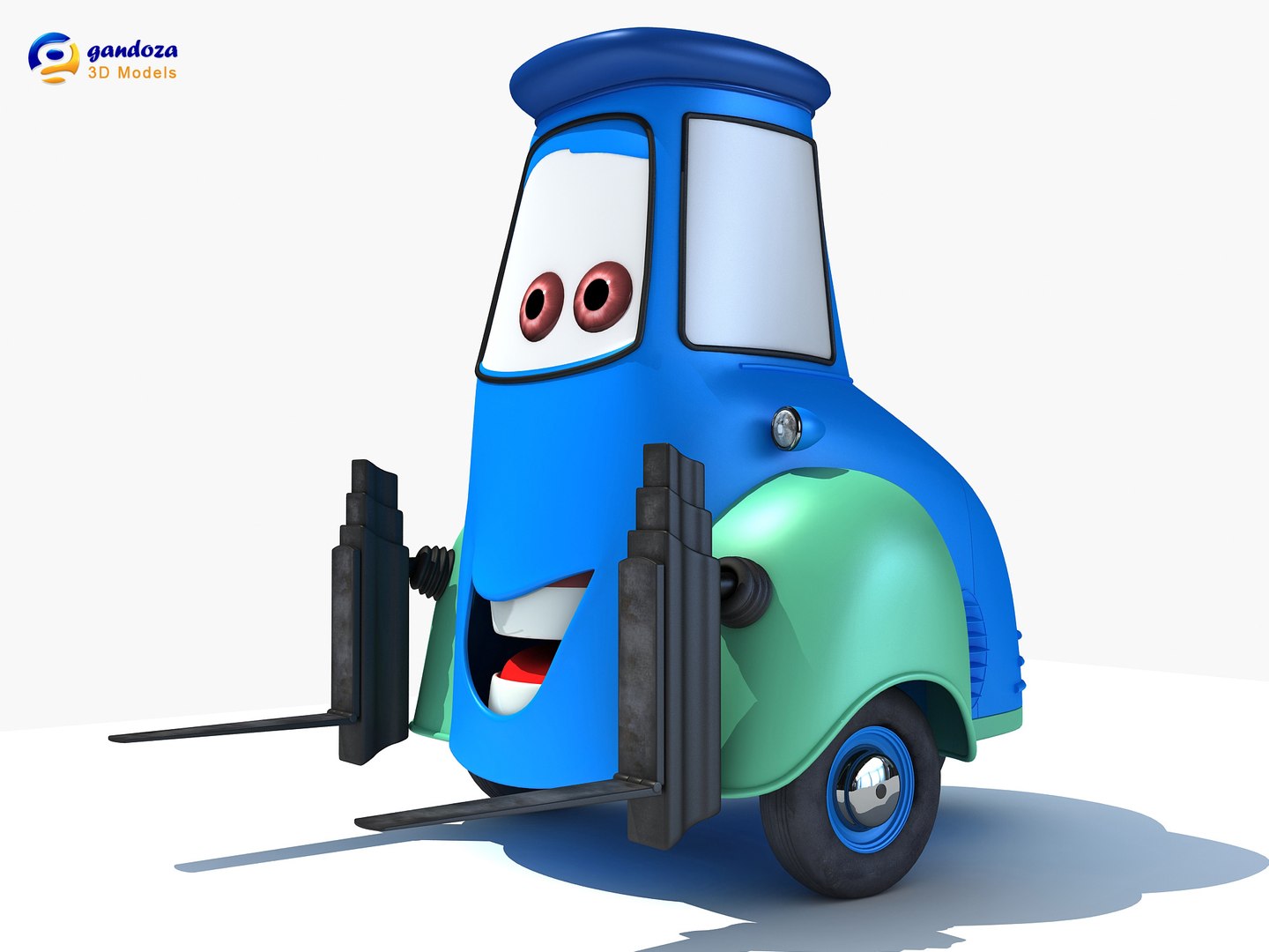 Guido Characters Cars 2 3d Model
