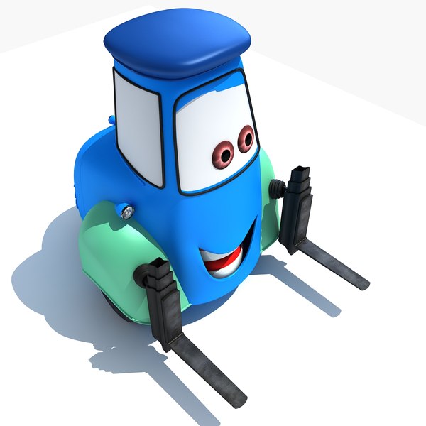 guido characters cars 2 3d model