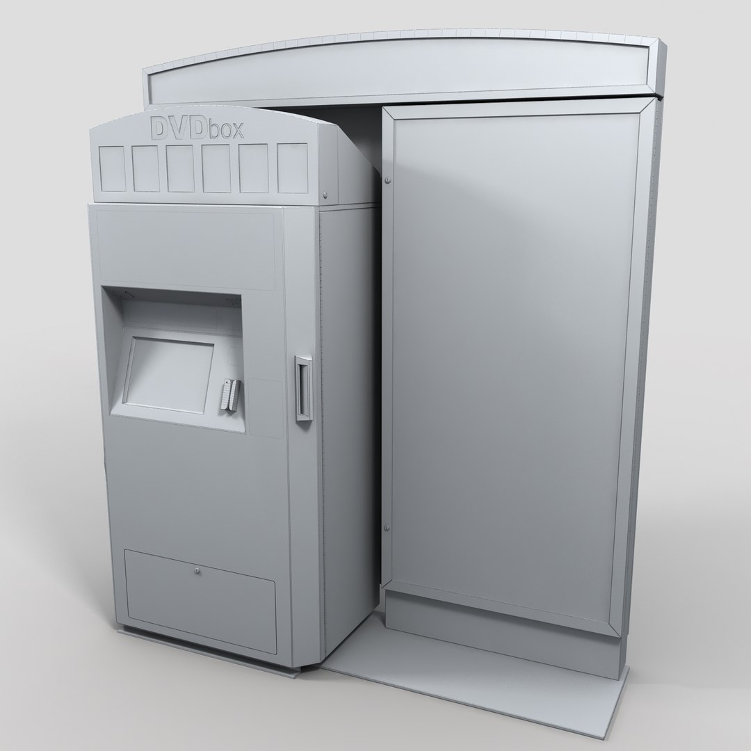 3d Model Dvd Vending Machine