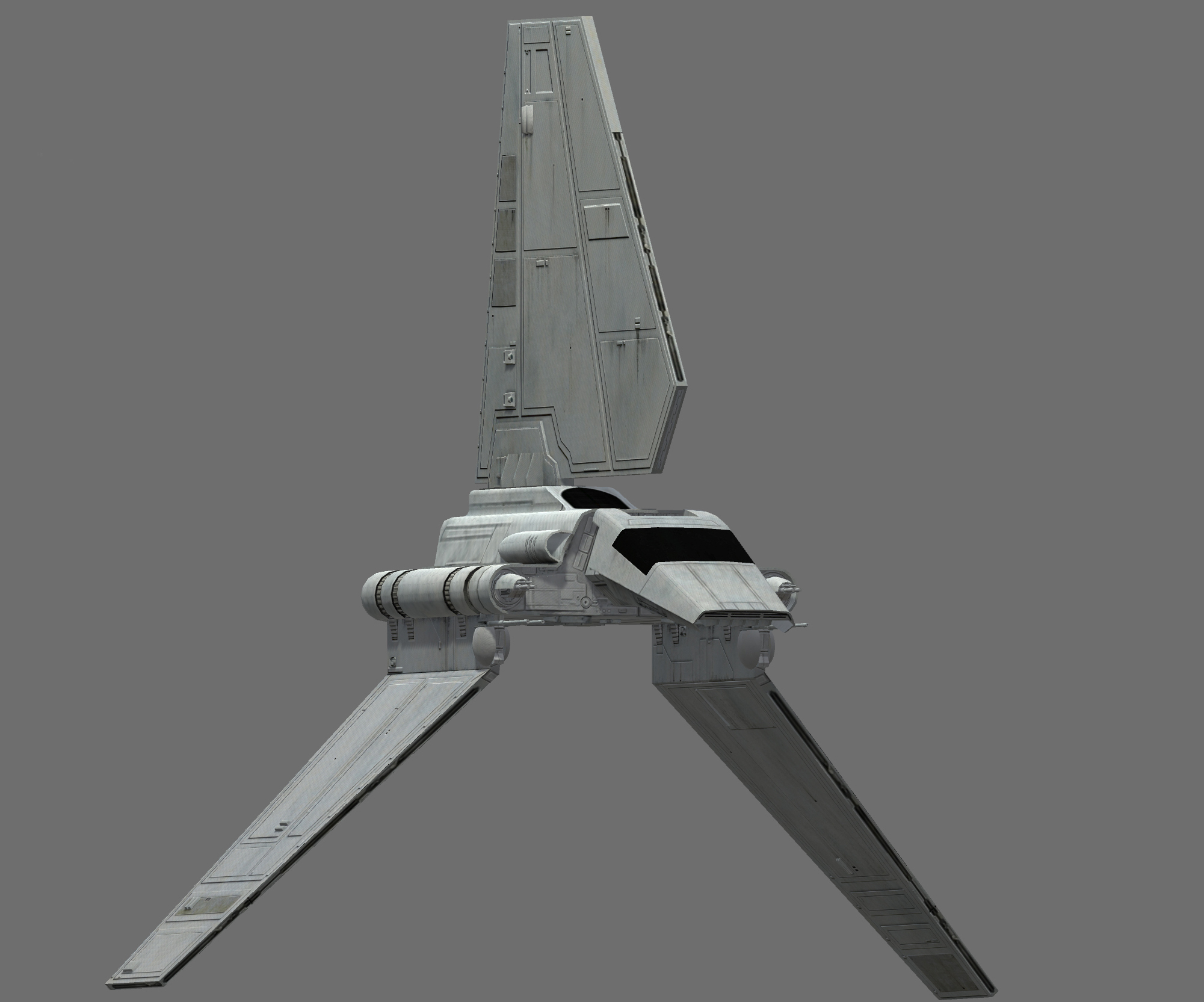 modelo 3d Juego listo Star Wars Imperial Shuttle clase Lambda ...