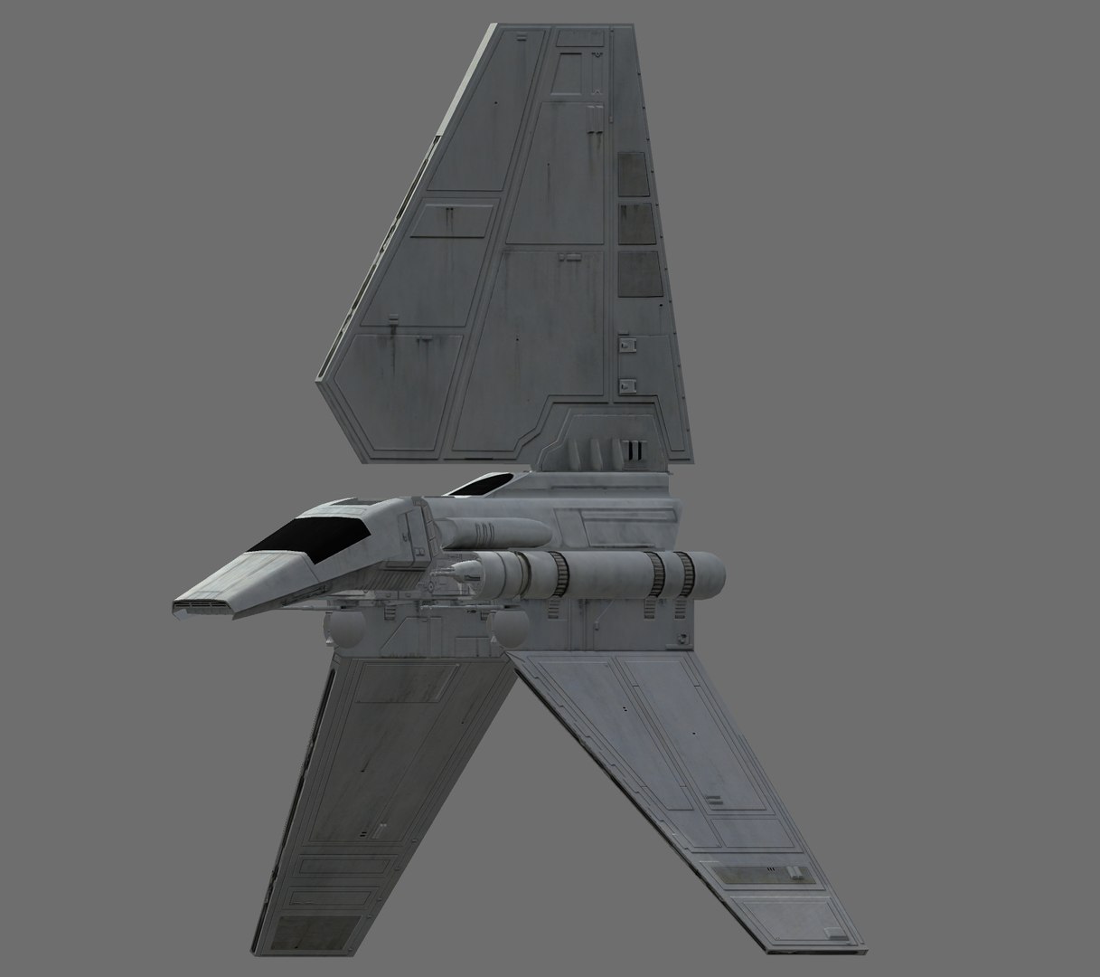 3D ready shuttle imperial model - TurboSquid 1192358