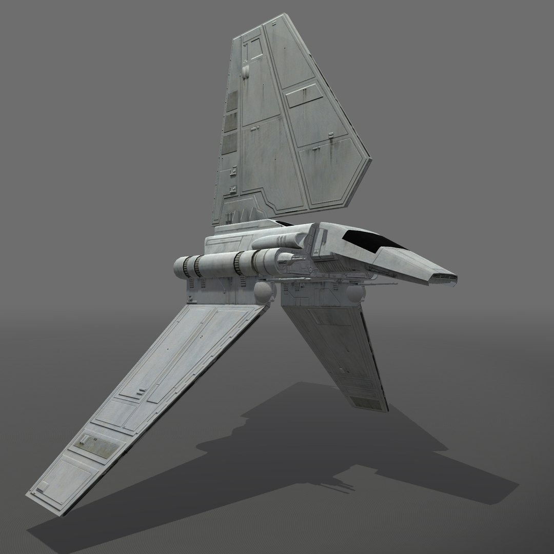 3D ready shuttle imperial model - TurboSquid 1192358
