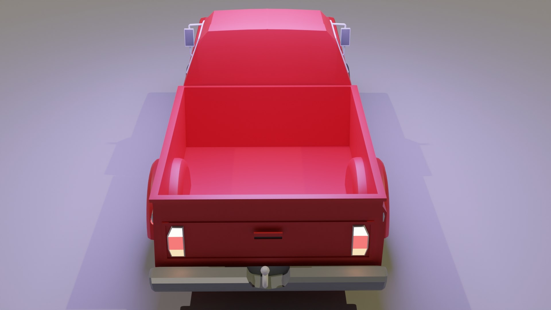 Pickup Truck Low-poly 3D Model - TurboSquid 1994778