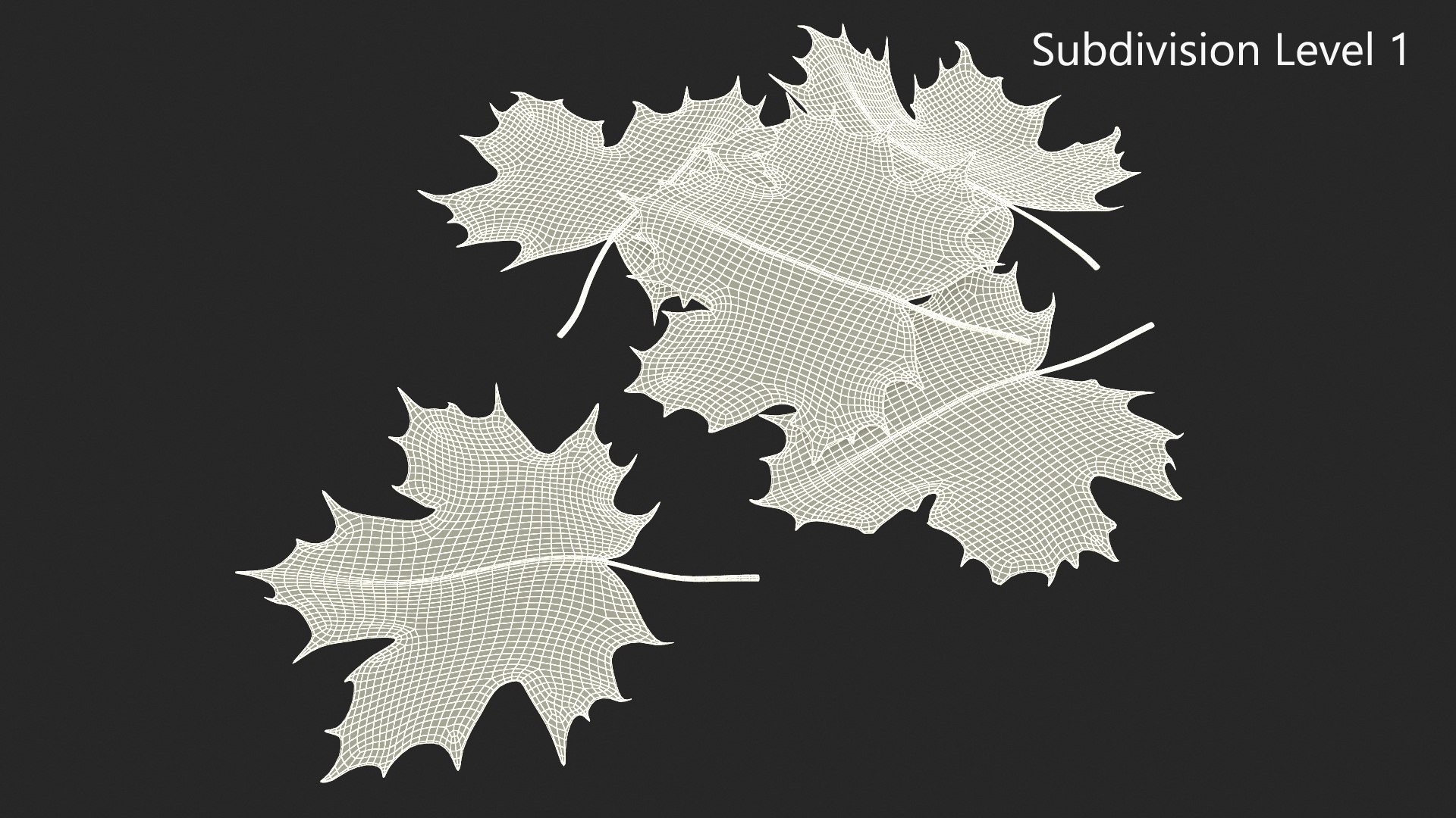 3D Green Maple Leaves Model - TurboSquid 2185740