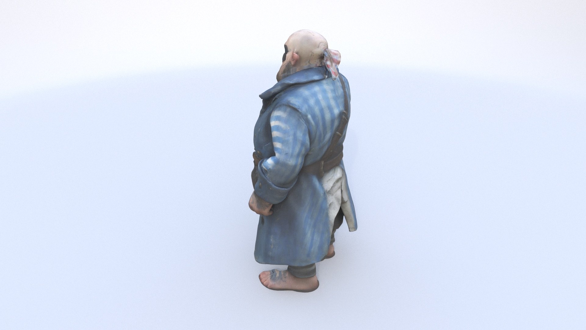 3D One-Eyed Pirate Raider - TurboSquid 2336775