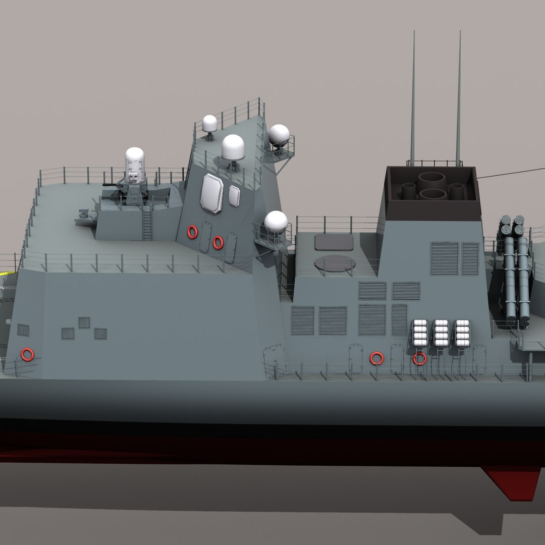 3d Model Jmsdf 19dd Akizuki
