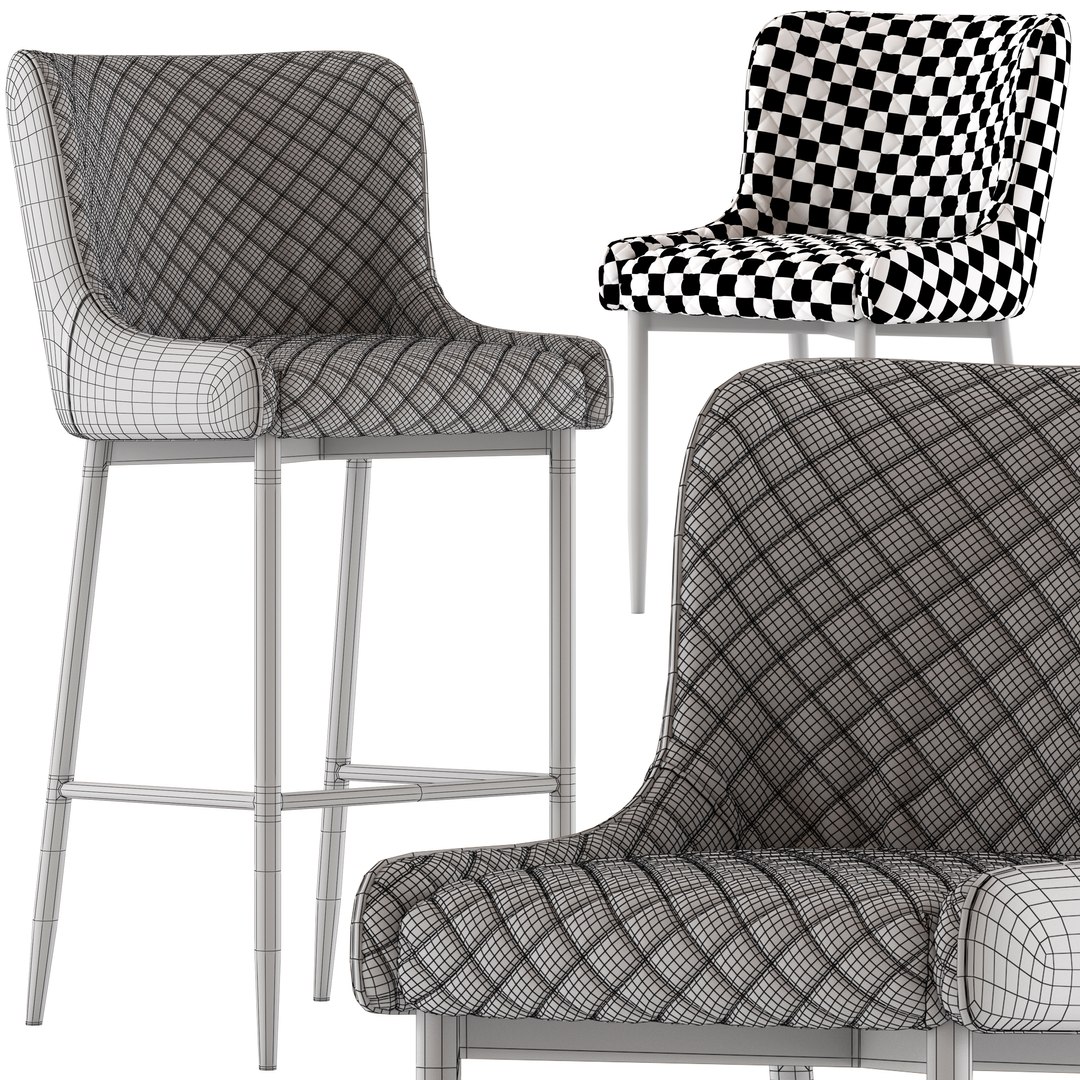 Innova Australia Danya Stool and Chair 3D model - TurboSquid 2179182