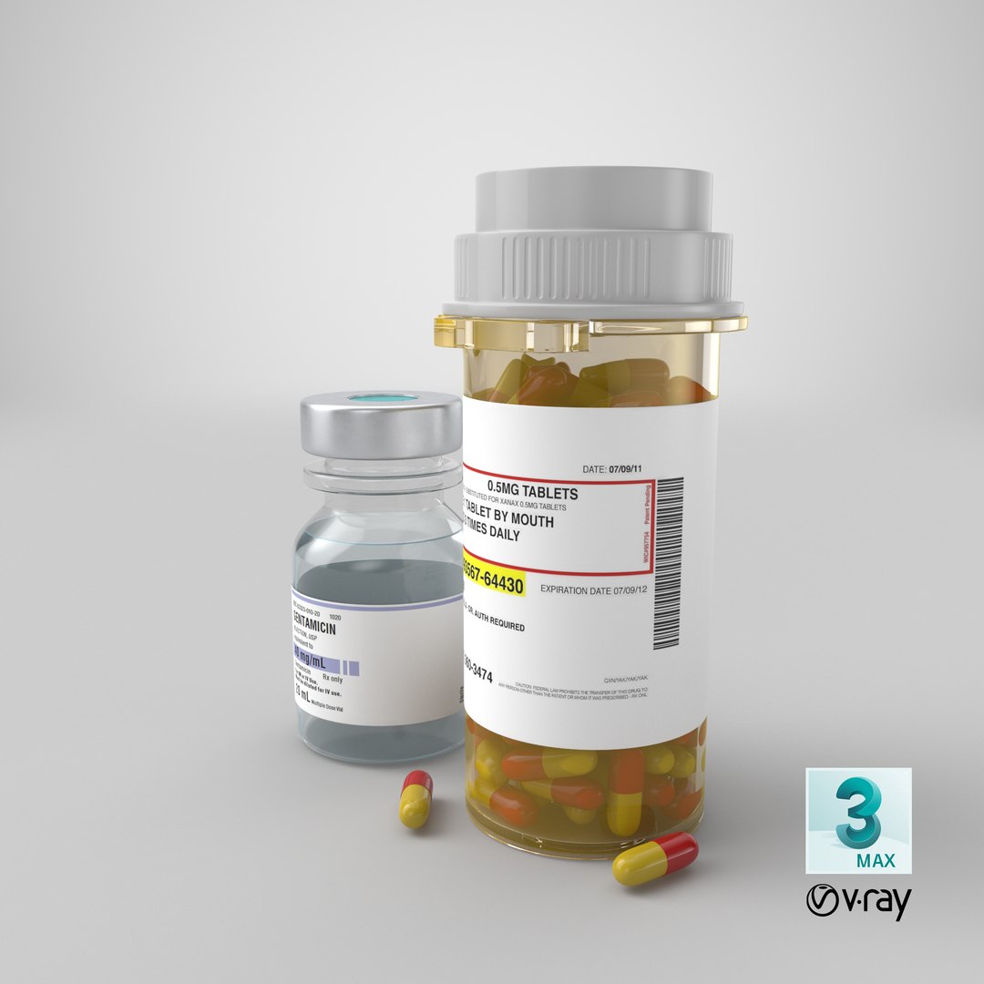 Real Medicine Bottle Vial 3D - TurboSquid 1579709