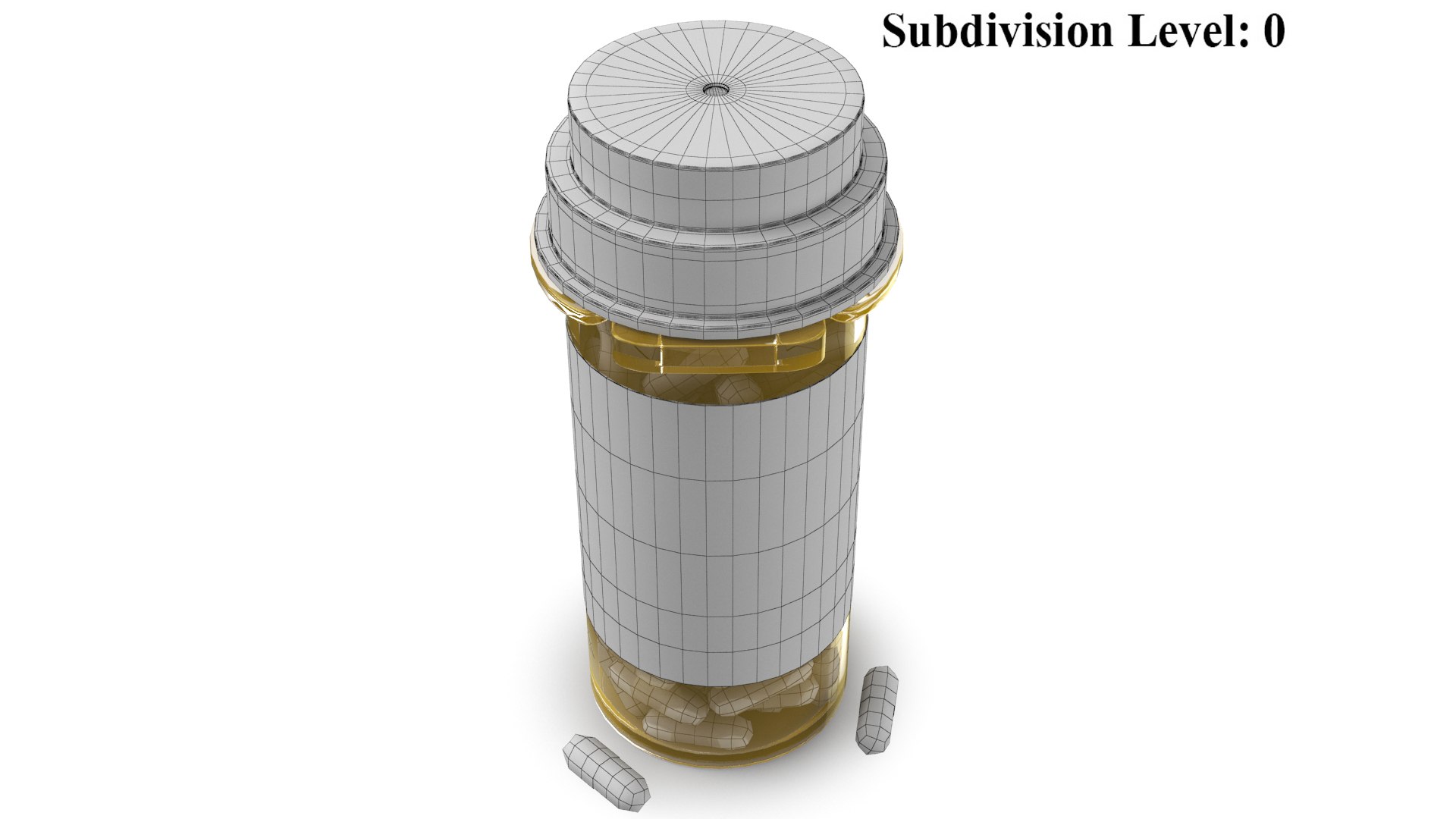 Real medicine bottle vial 3D - TurboSquid 1579709