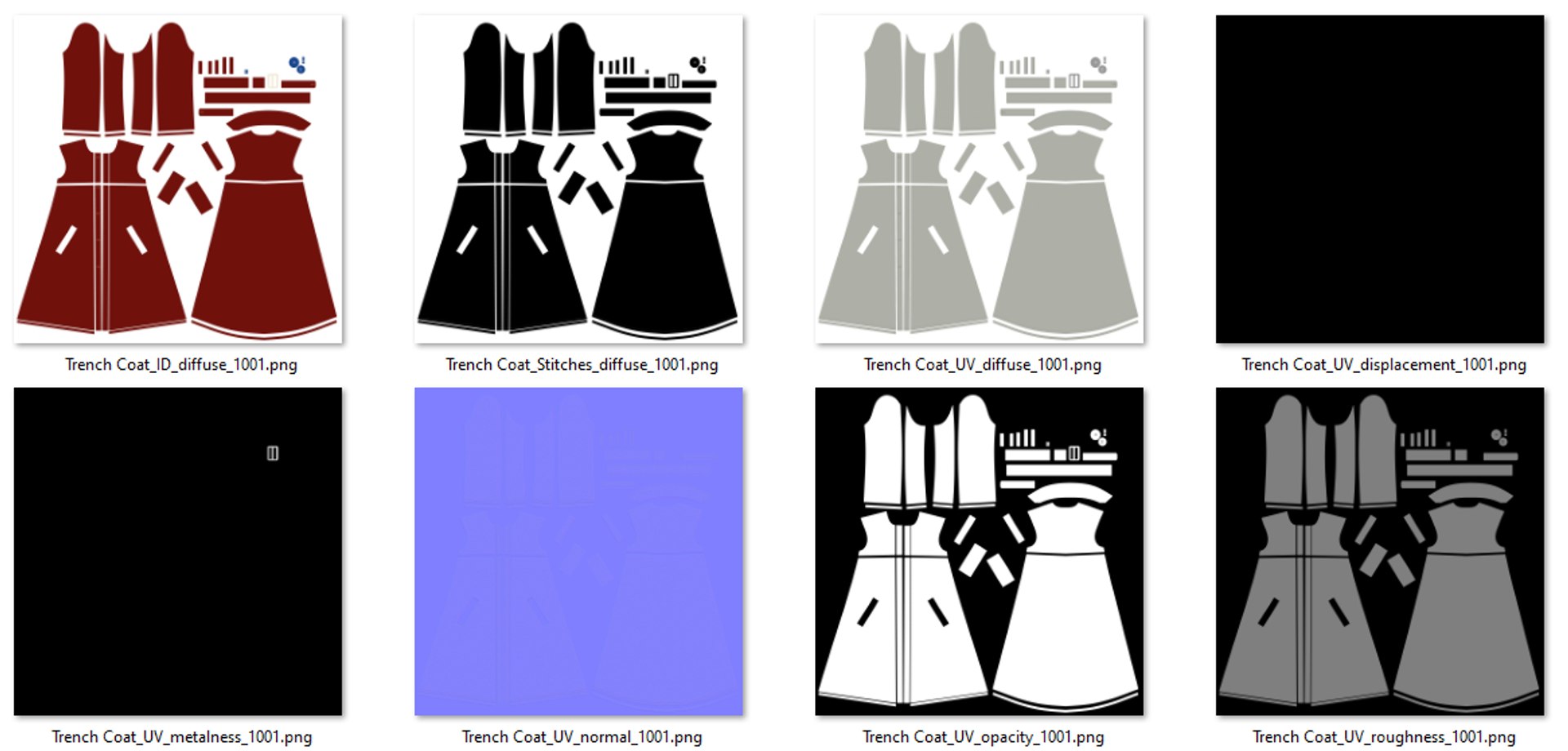 Trench Coat 3d Model 3D Model - TurboSquid 2140517