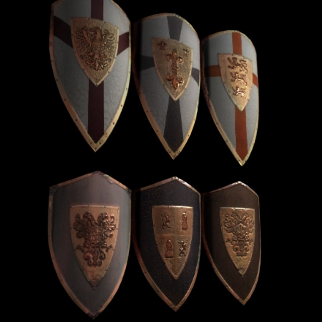 Shields 3d Model
