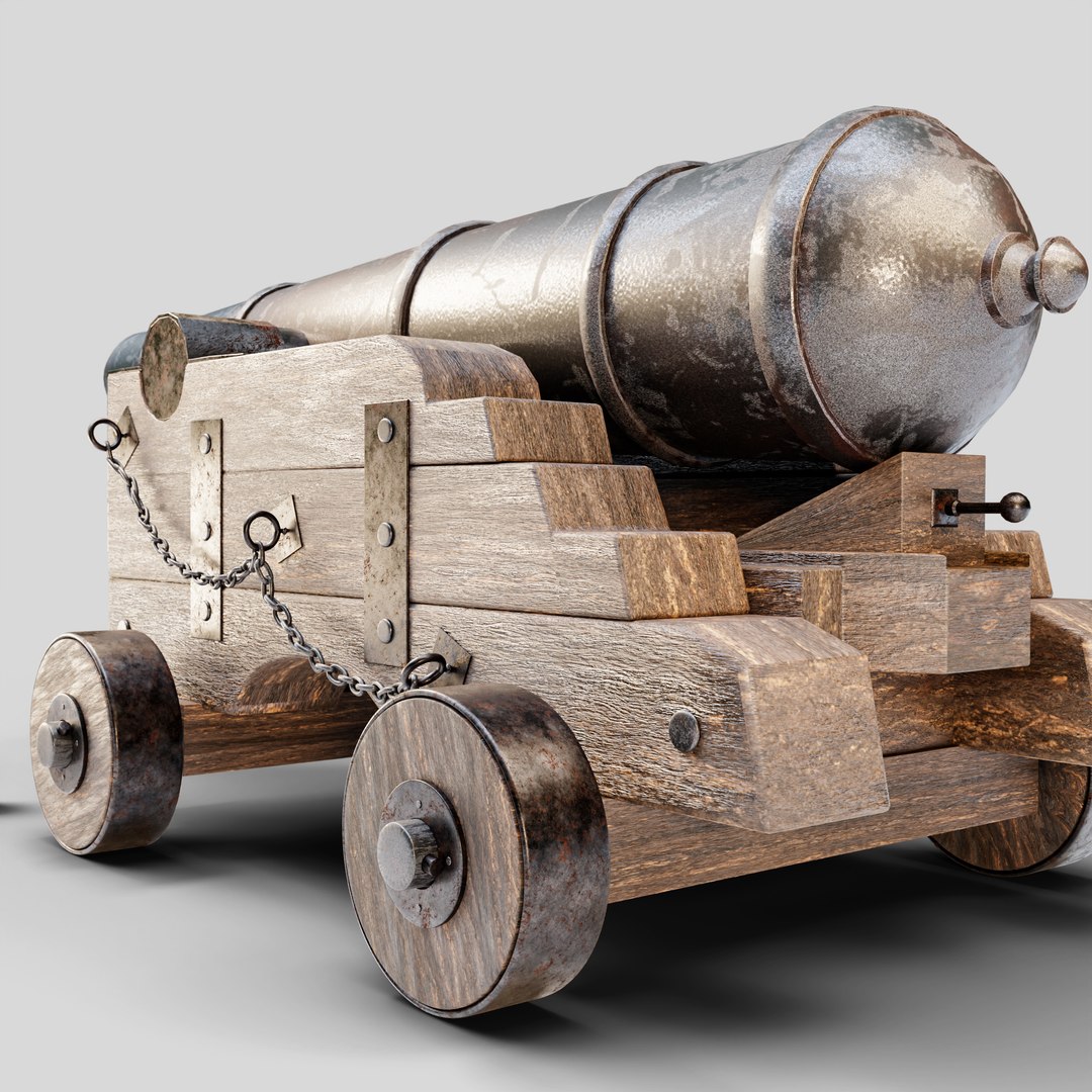 Medieval Cannon 3D Model - TurboSquid 1984863