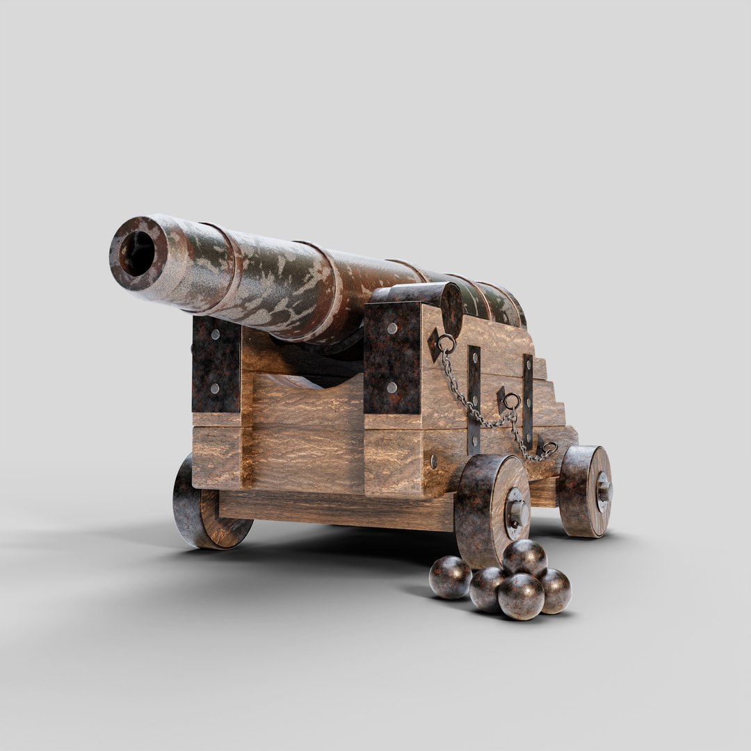 Medieval Cannon 3D Model - TurboSquid 1984863