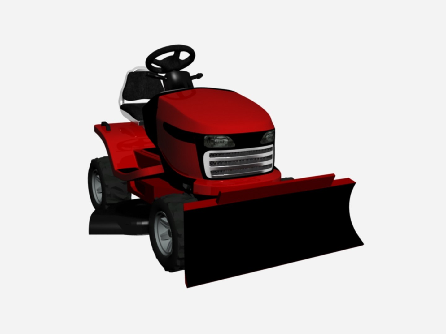 3d Lawn Mower Model