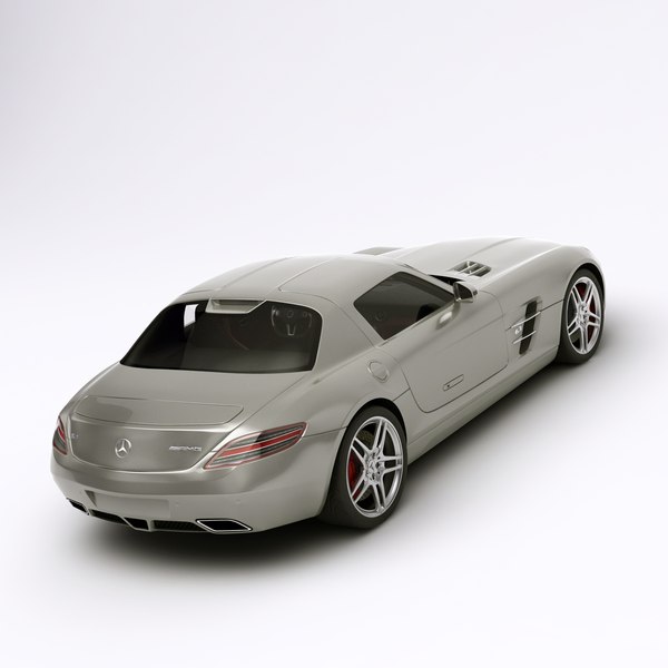 mercedes benz sls amg 3d 3ds