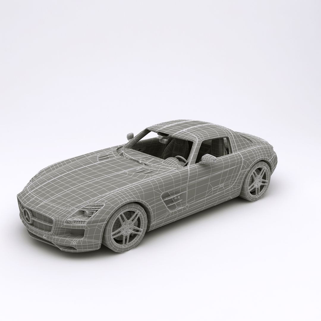 Mercedes Benz Sls Amg 3d 3ds