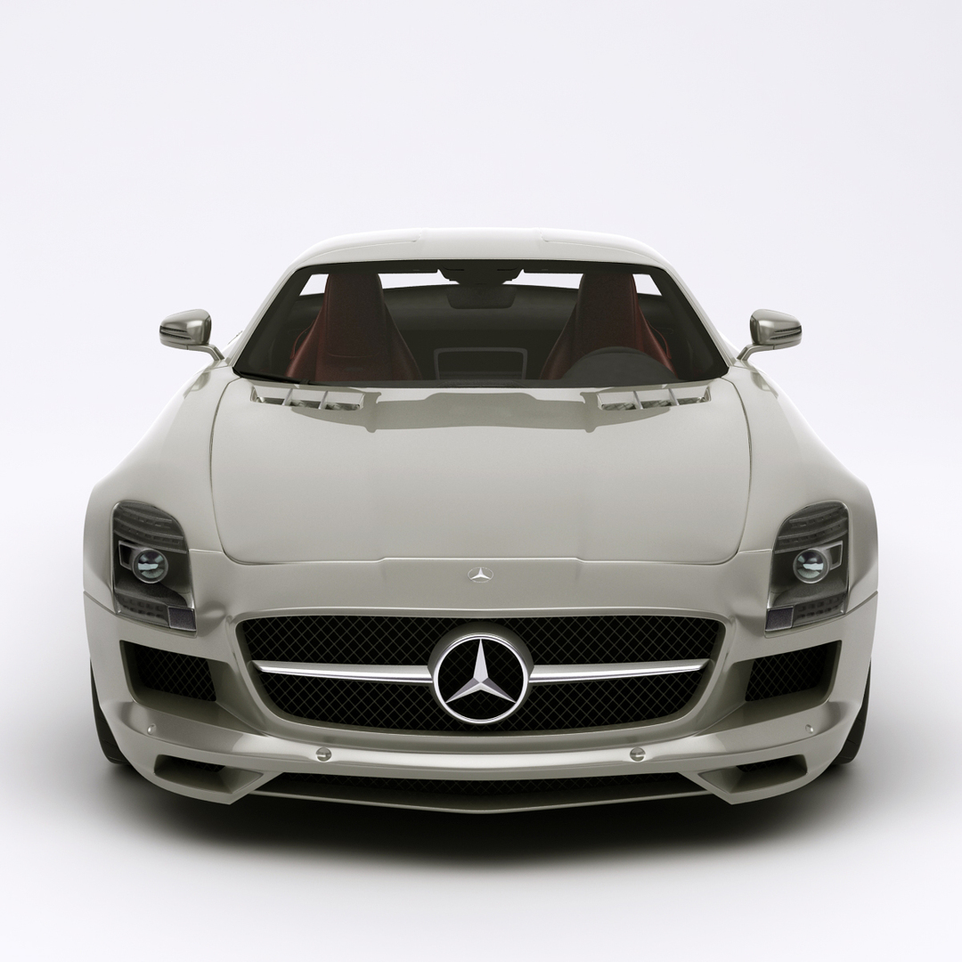 mercedes benz sls amg 3d 3ds