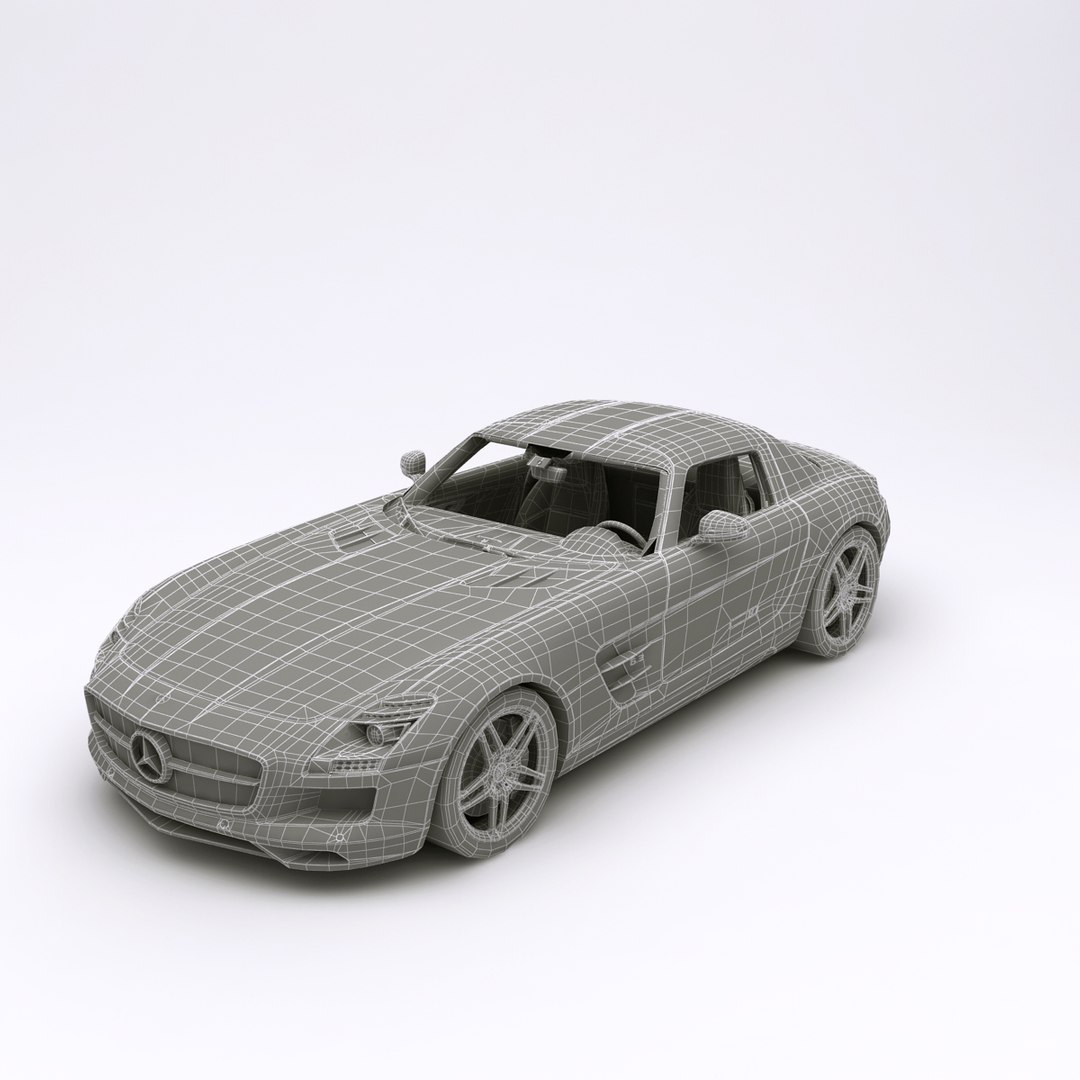 Mercedes Benz Sls Amg 3d 3ds