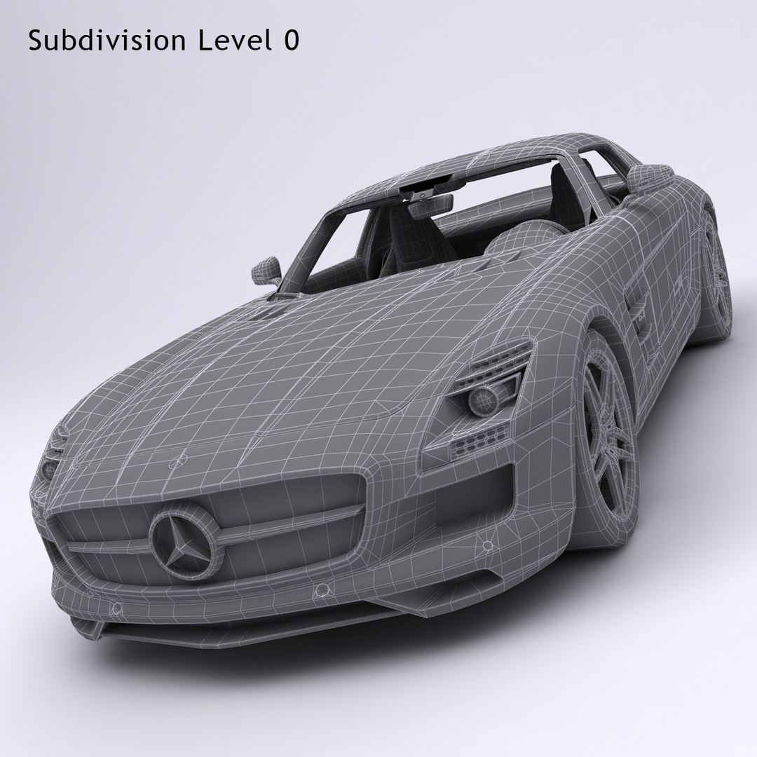 Mercedes Benz Sls Amg 3d 3ds