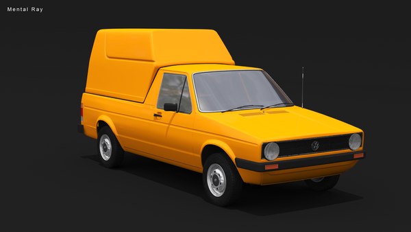 3D caddy mk1 kombi model - TurboSquid 1564327