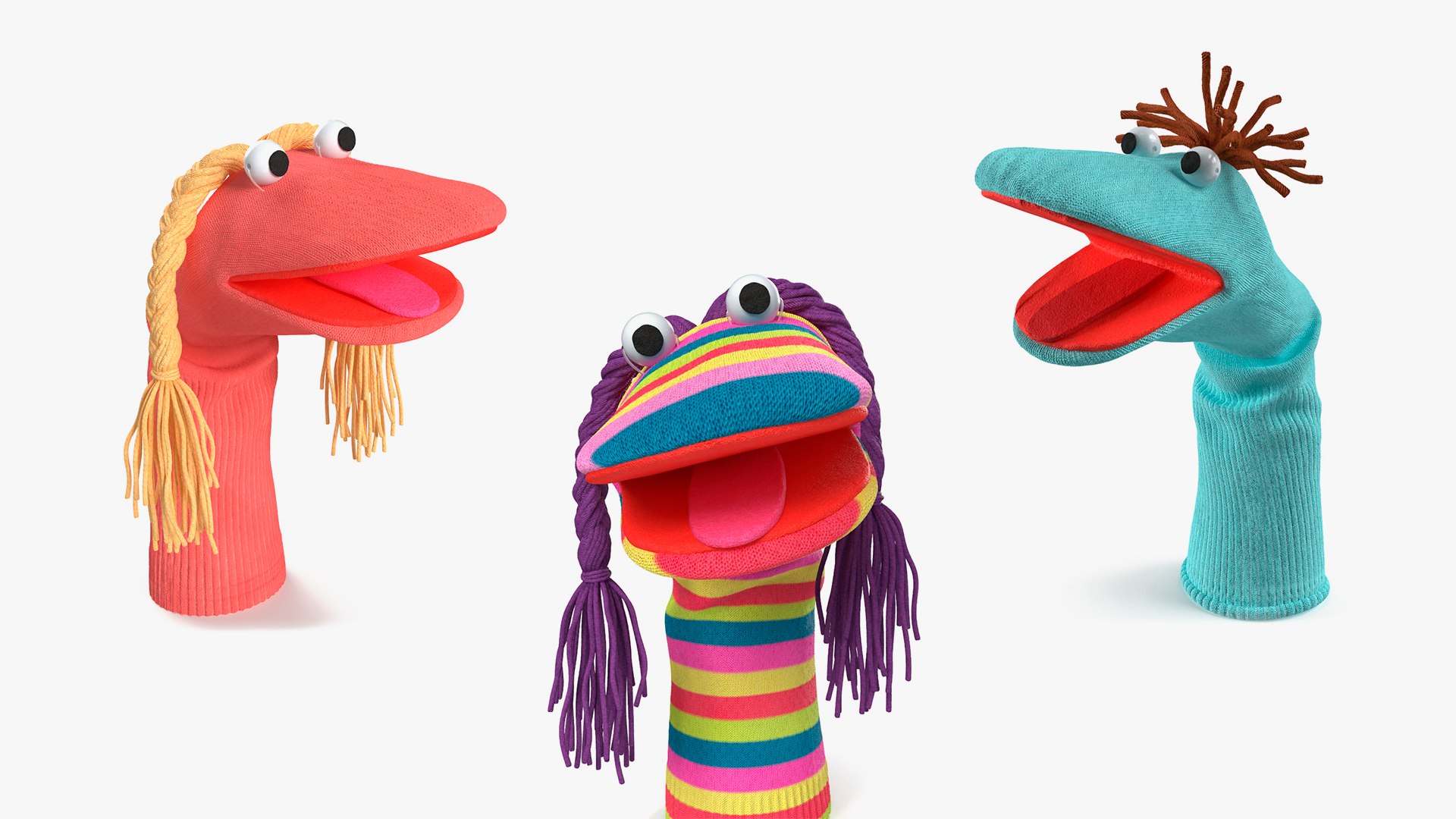 Hand Puppet Characters Collection 3D - TurboSquid 2298900