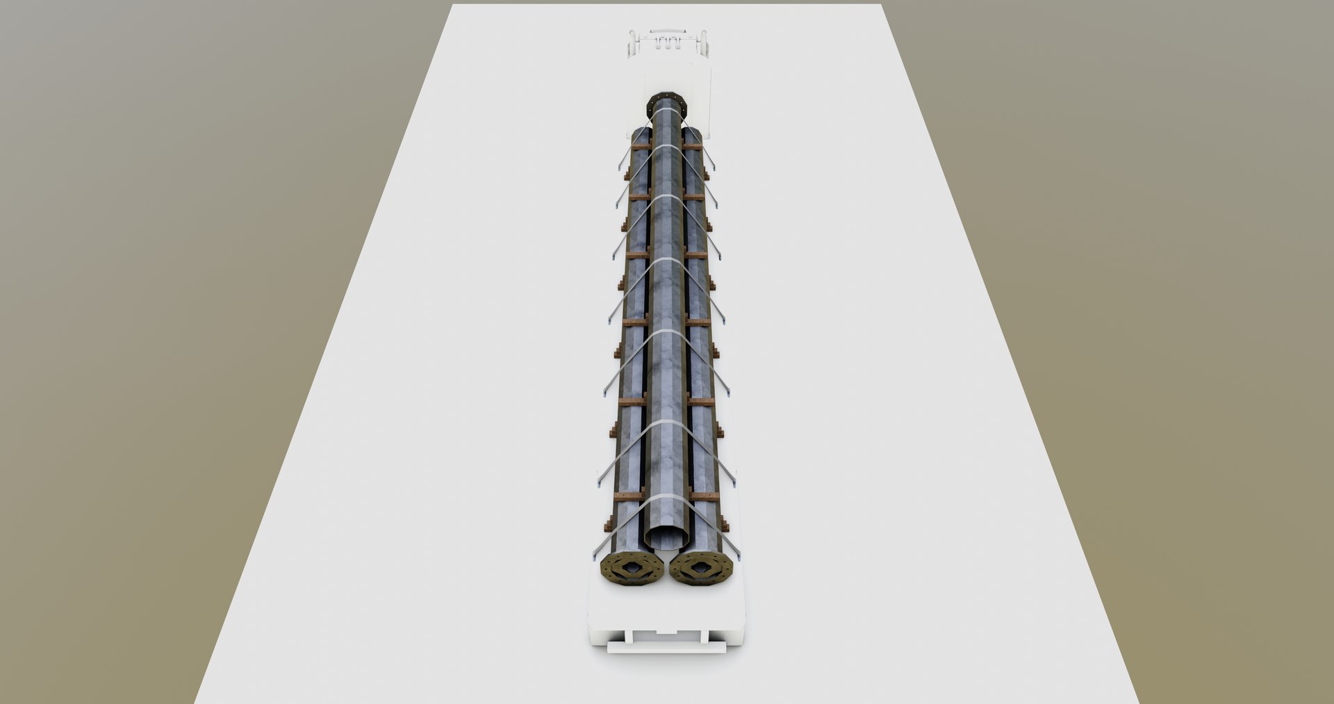 CARGO MODELS FOR TRUCK TRAILER-Polygon Pole Type-3-1 3D Model ...