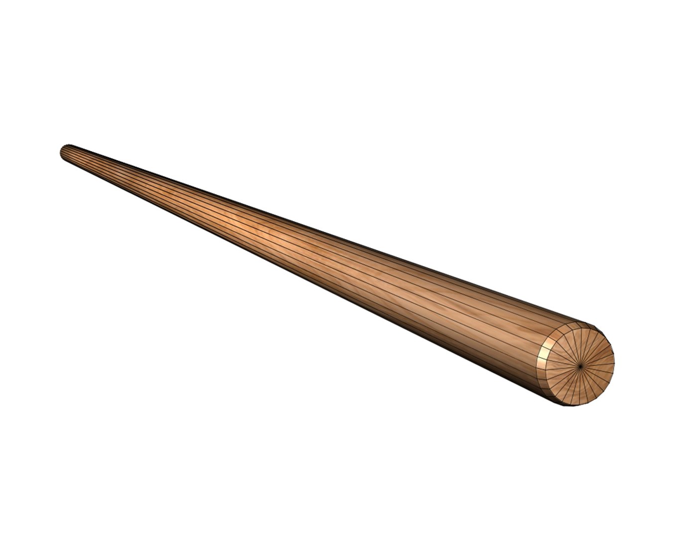 3D Bo Staff - TurboSquid 1204337