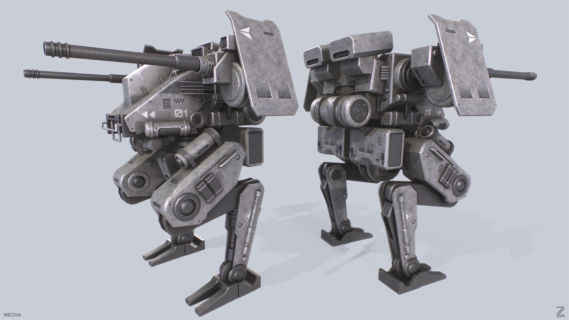 Mecha 3D - TurboSquid 2422029