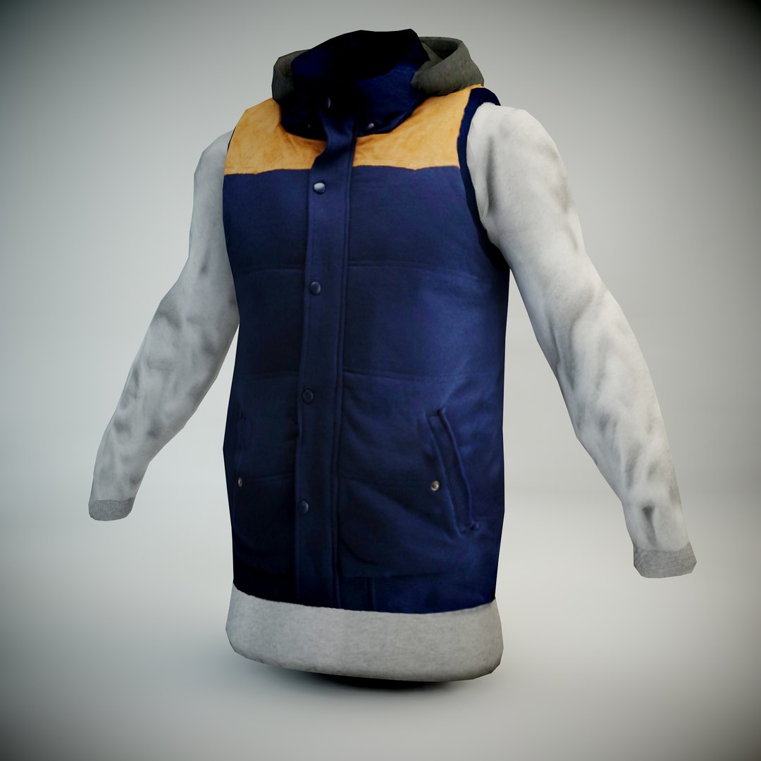 3d Winter Jacket Model