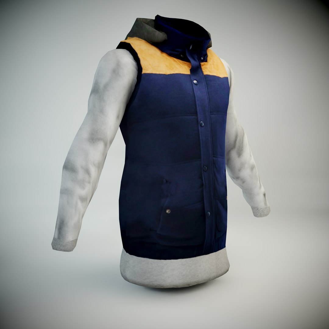3d Winter Jacket Model