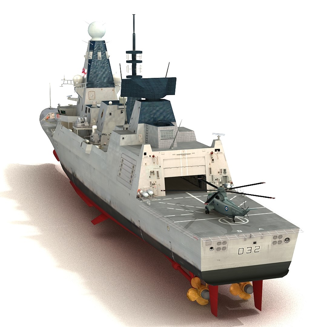 3d Hms Daring D32 Type 45